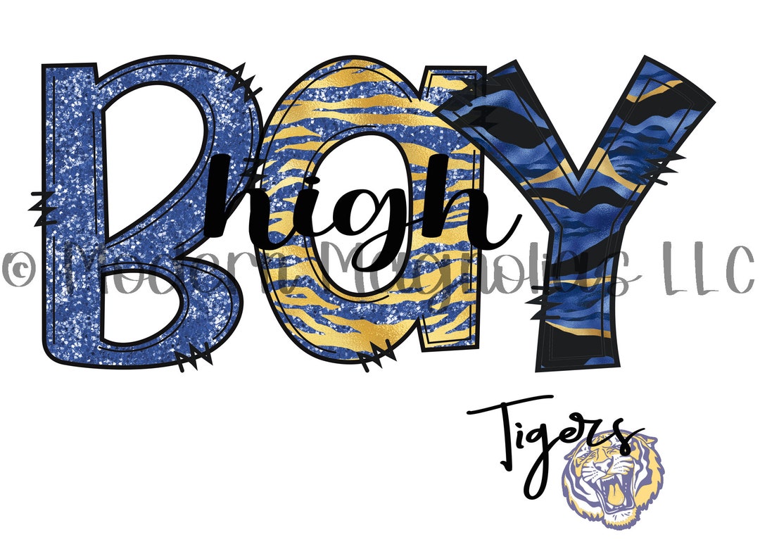 Bay High Tigers Sublimation Transfer - Etsy