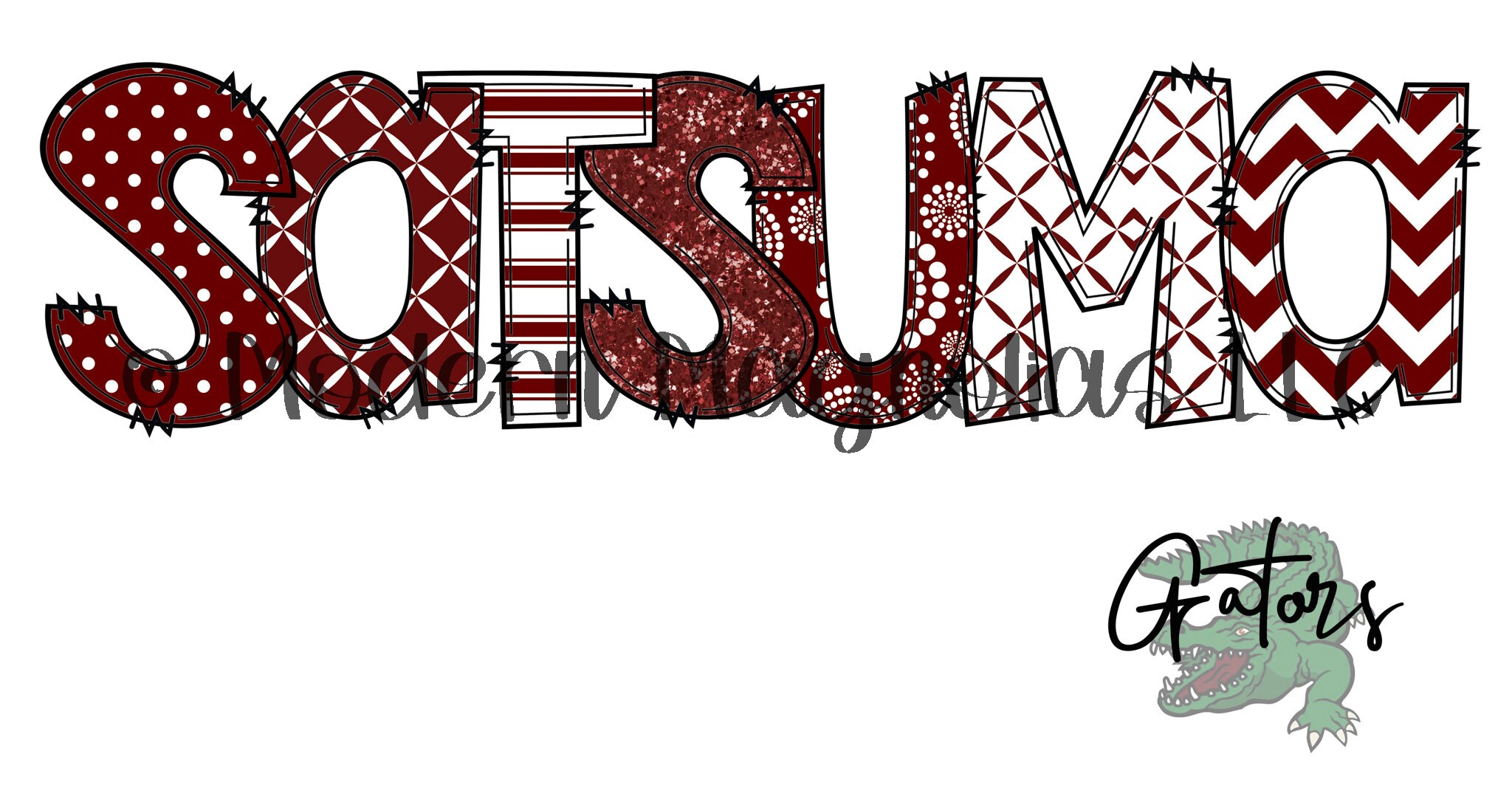 Satsuma Gators Sublimation Transfer - Etsy