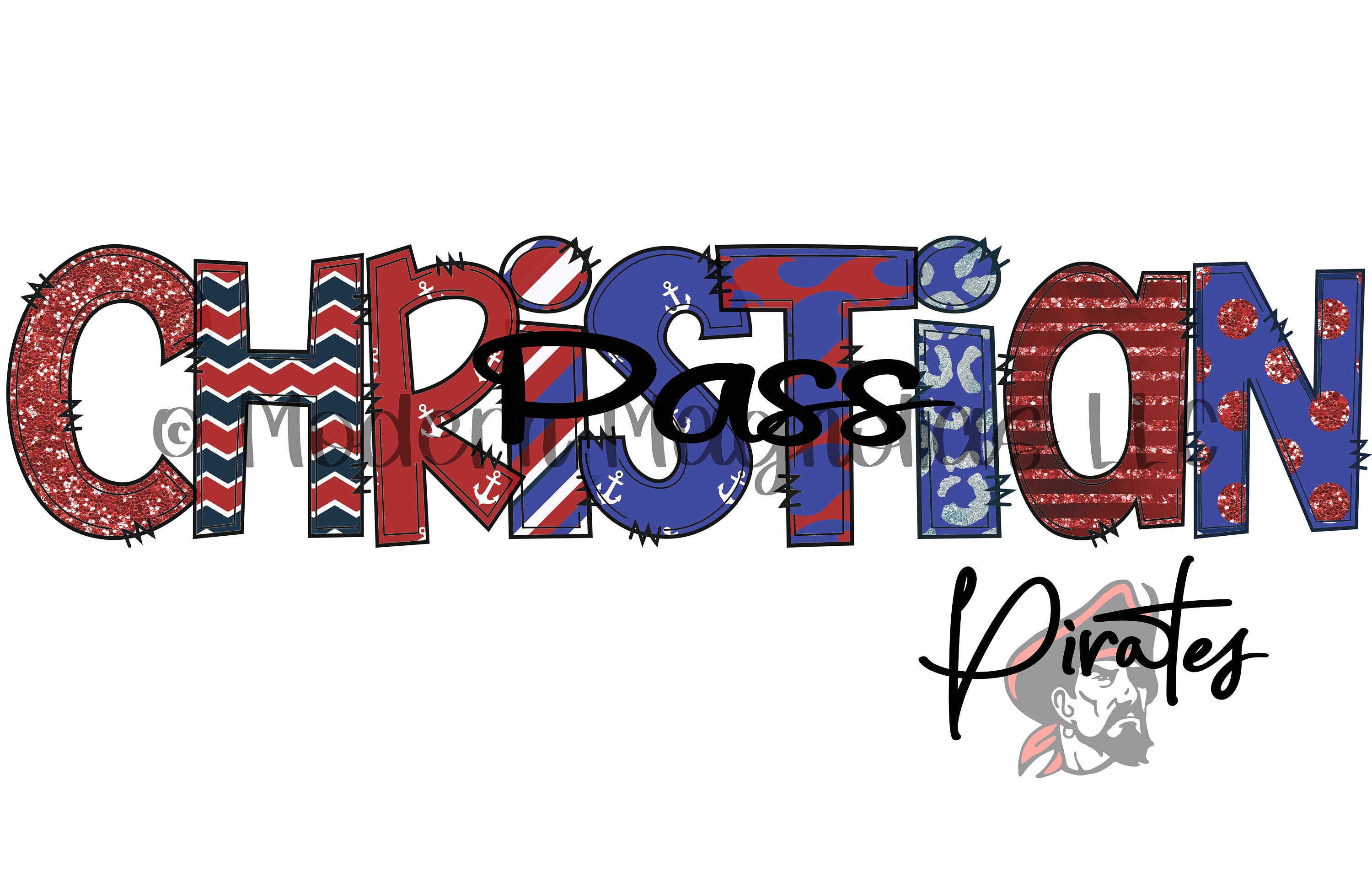 Pass Christian Pirates PNG Digital Download - Etsy