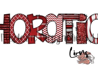 Lions Heat Press Transfer Go Lions Mascot HTV Transfer Football Team ...