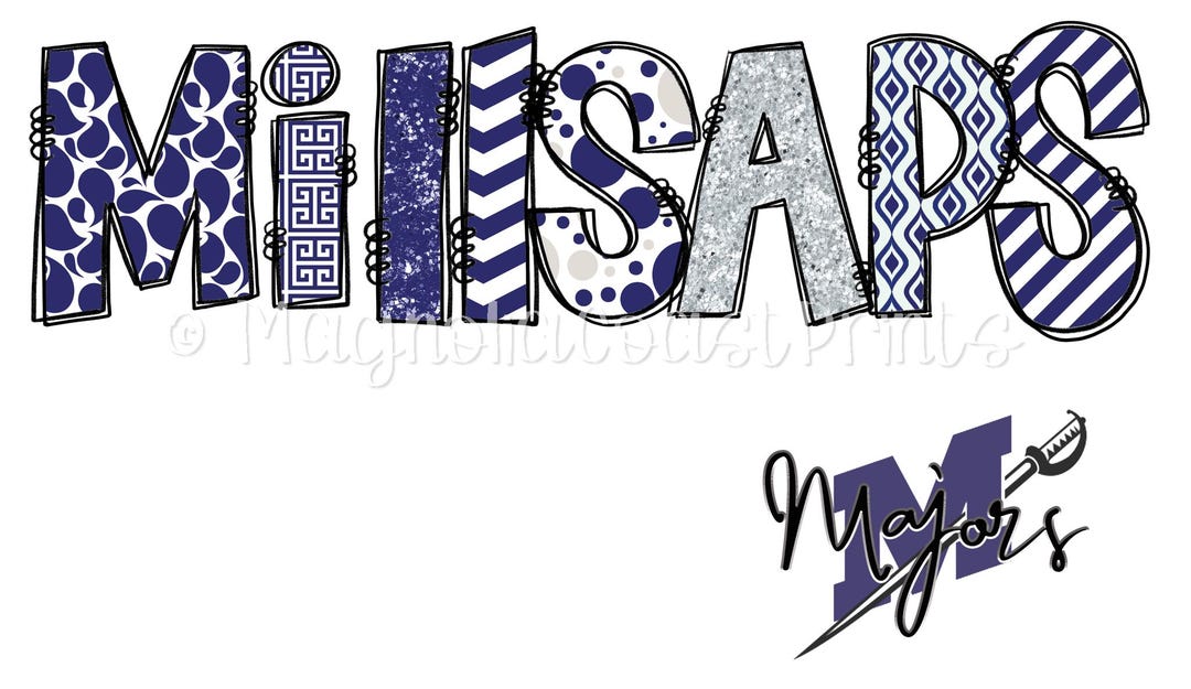 Millsaps Majors Digital PNG - Etsy