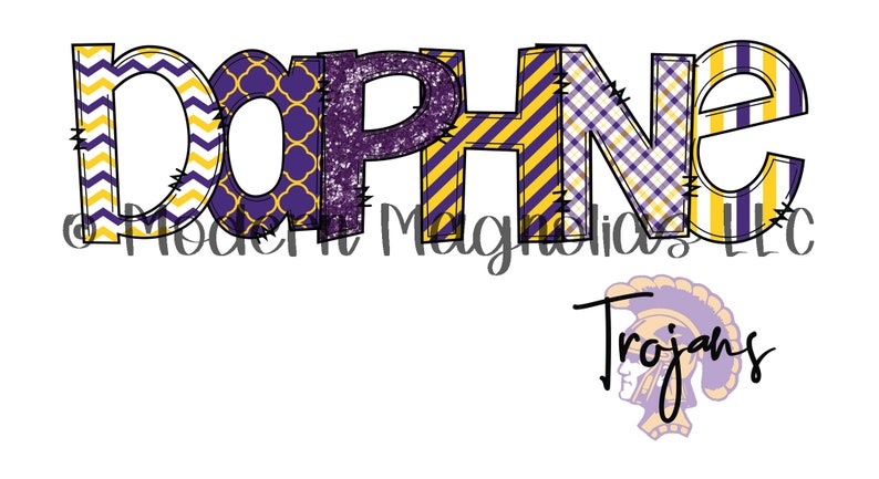 Daphne Trojans Digital PNG - Etsy
