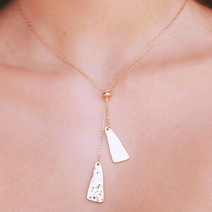 Emma Gold-plated Chain Necklace | Affordable Gold | Lariat Style - Etsy