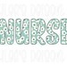 Nurse Blue Floral Png Nurse Svg - Etsy