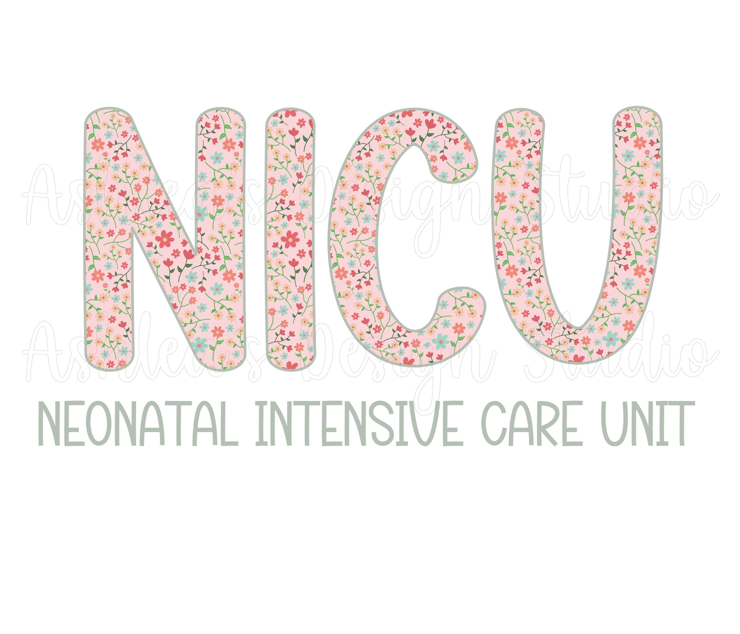 NICU Png Neonatal Intensive Care Unit Pink Floral Png Nicu Svg Nicu ...