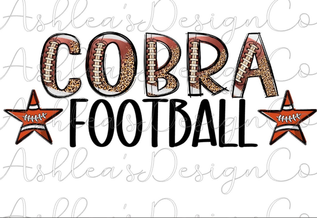 Cobra Football Png and Svg. Digital Download Leopard and Football - Etsy