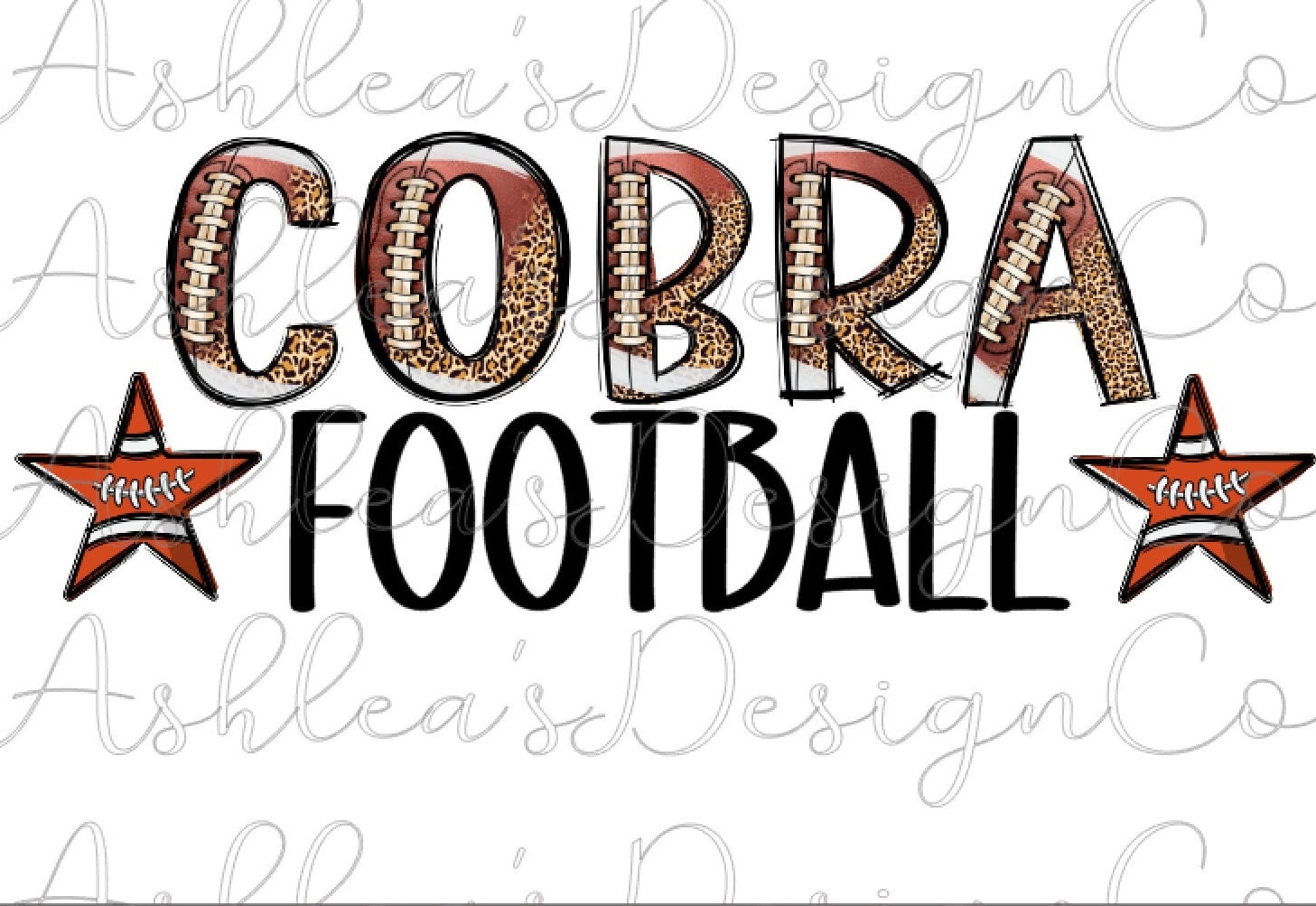 Cobra Football Png and Svg. Digital Download Leopard and Football - Etsy