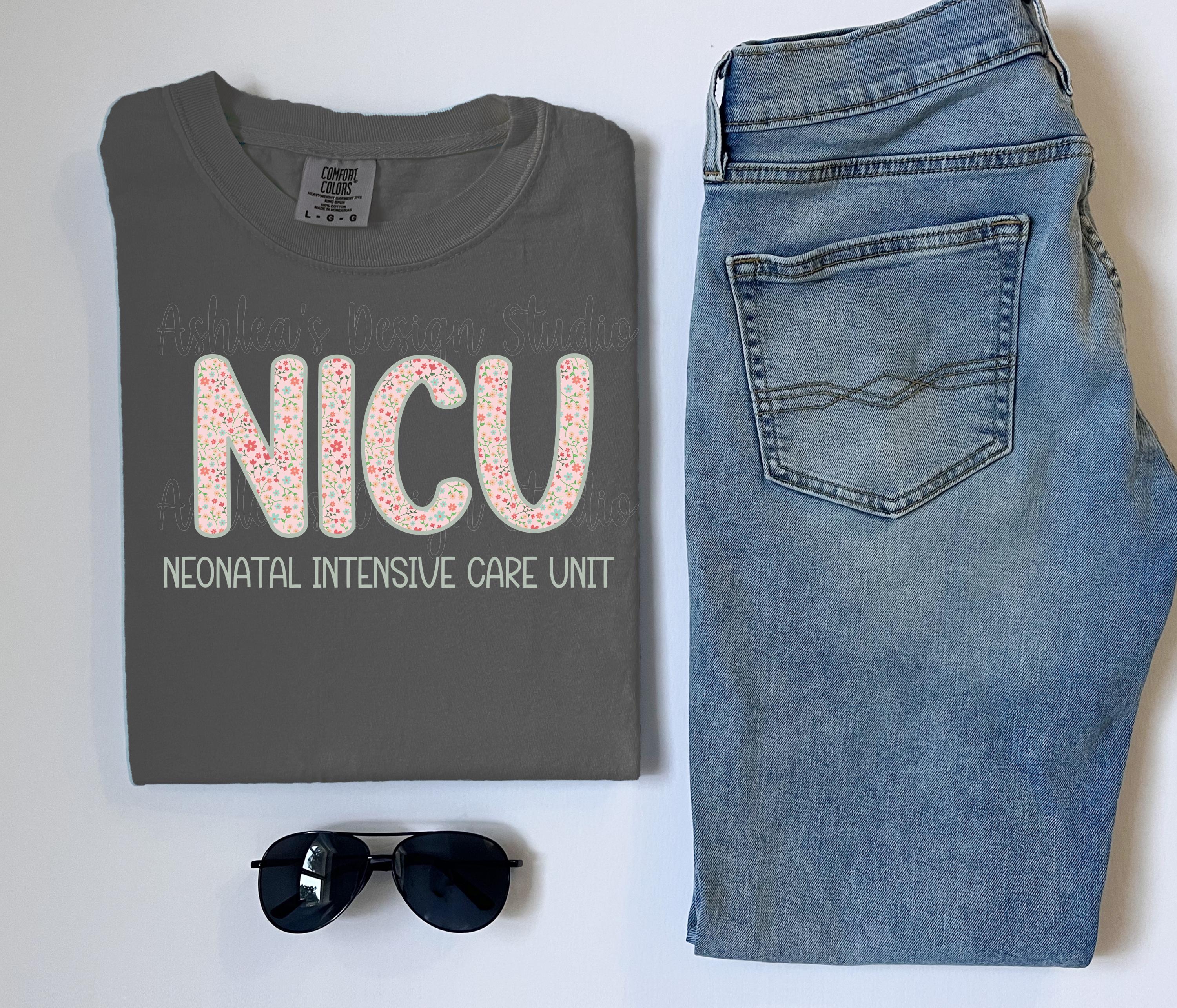 NICU Png Neonatal Intensive Care Unit Pink Floral Png Nicu Svg Nicu ...