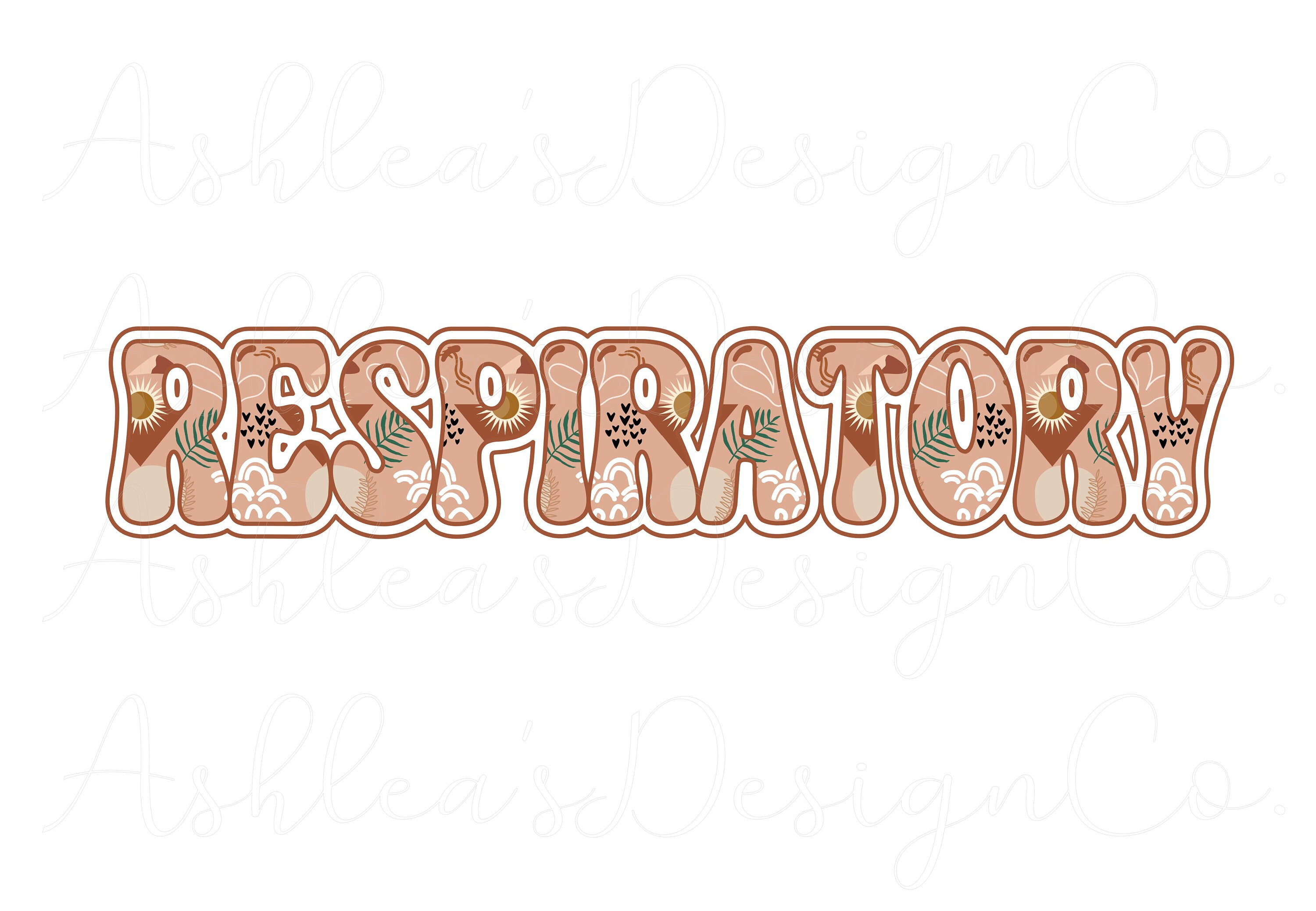 Respiratory Png Rt Svg Design Digital Download - Etsy