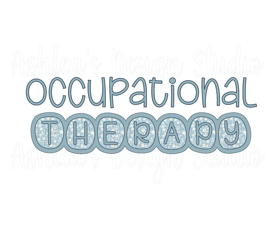 Occupational Therapy Png OT Svg Floral Digital Download - Etsy