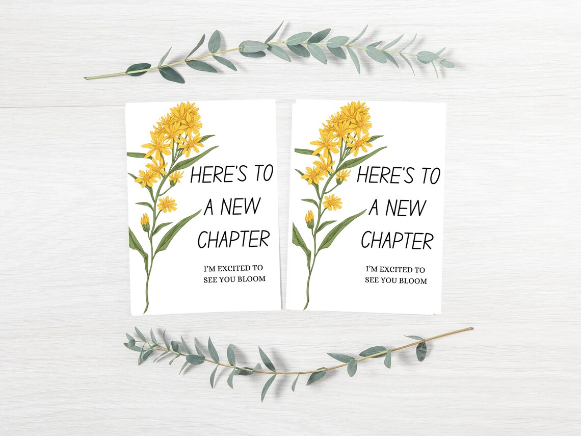 A New Chapter Congratulations Card | Graduation Card | Good Luck Card ...