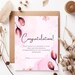 Congratulations Greeting Card Floral Card Excellent Performance Cards ...
