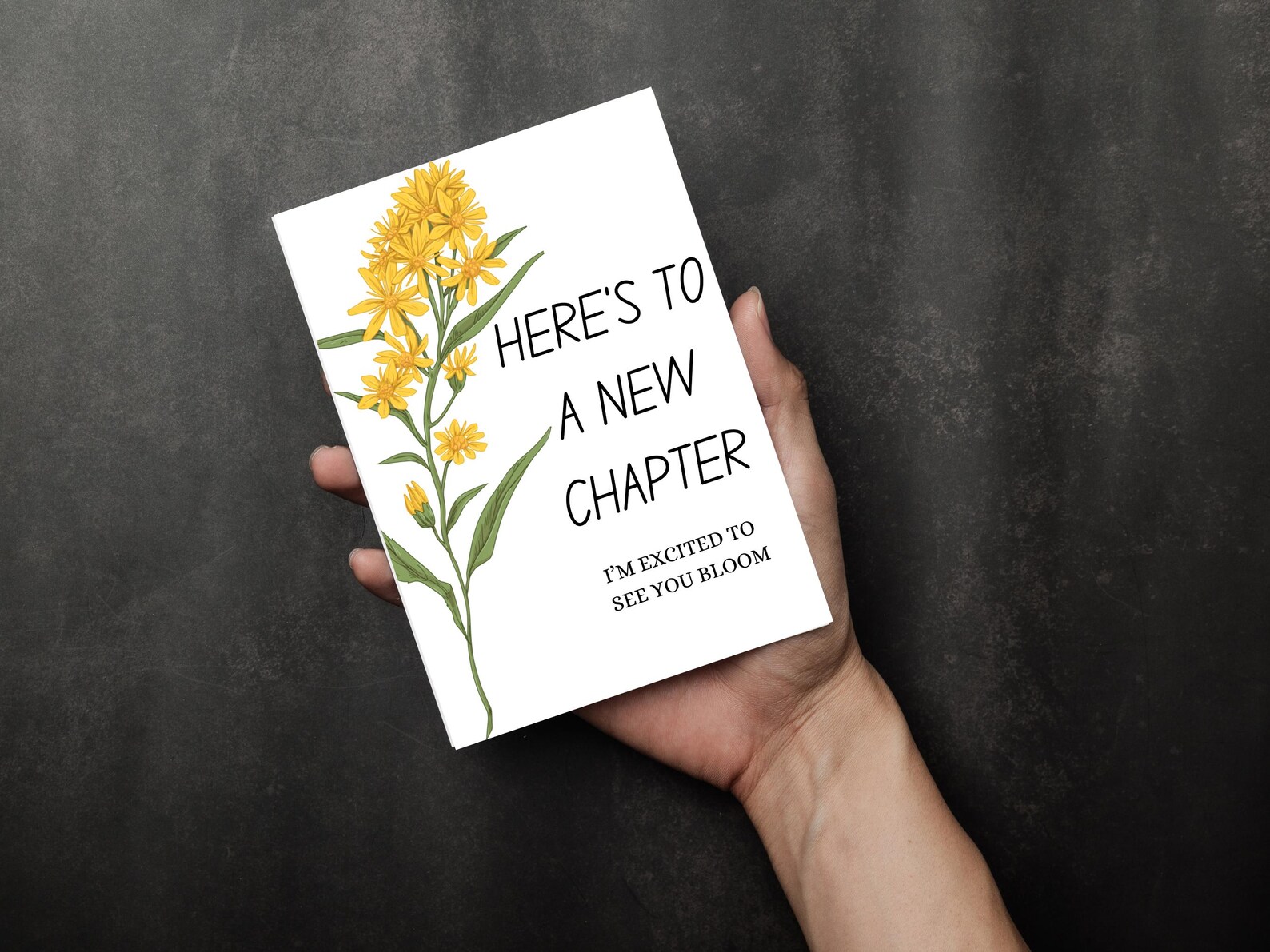 A New Chapter Congratulations Card Graduation Card Good Luck Card ...