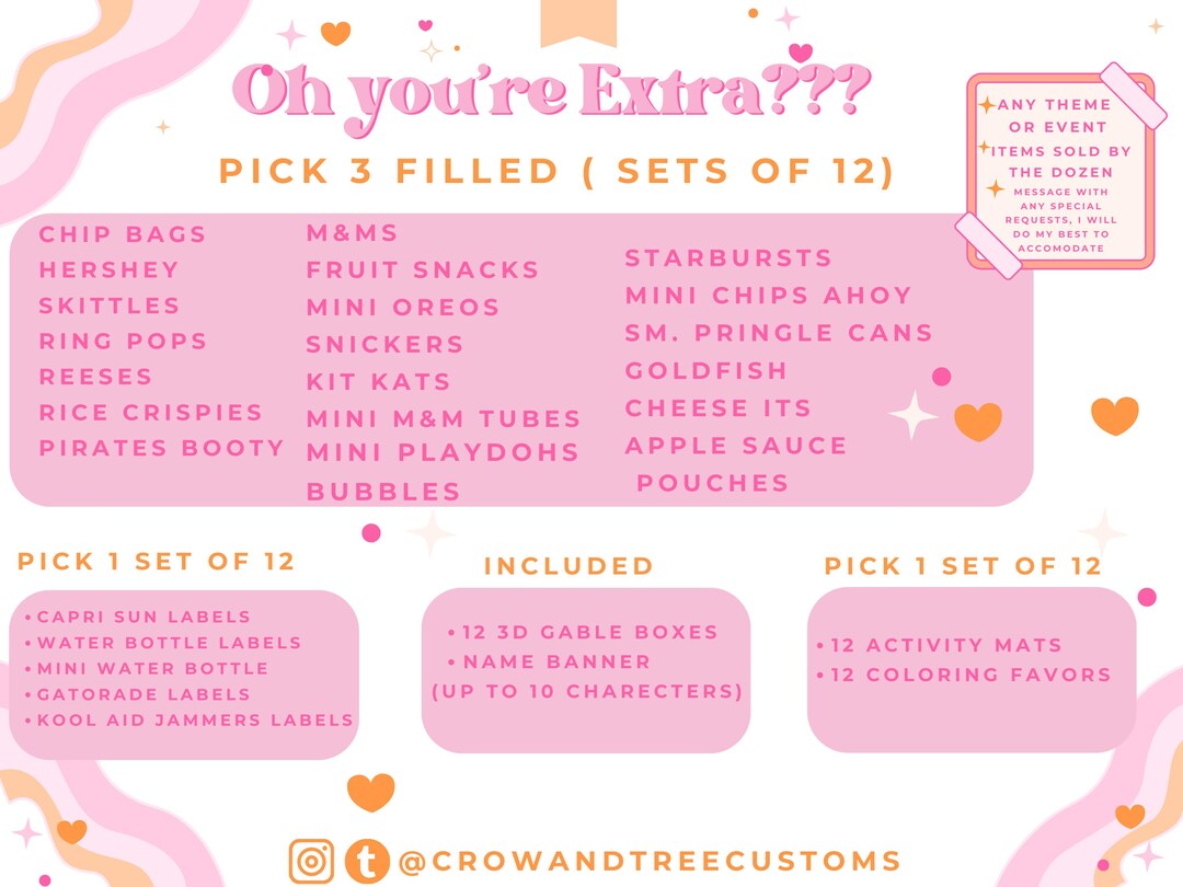 Oh You're Extra Package - Etsy