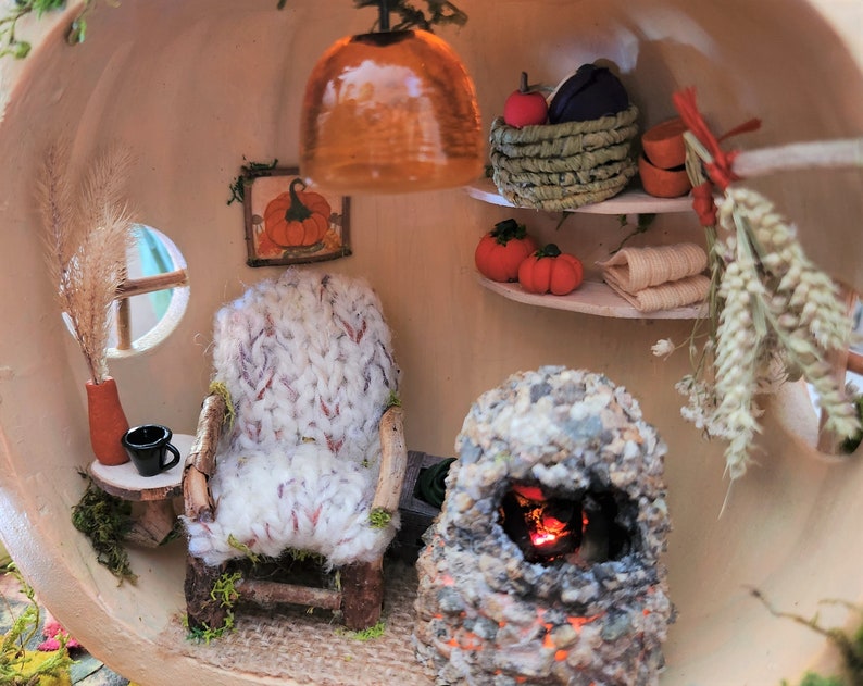 Pumpkin Harvest Fairy House - Etsy