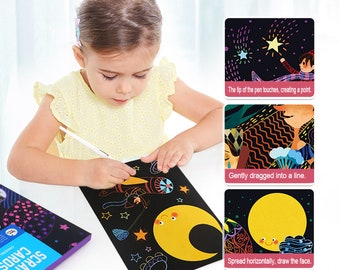 Scratch Magic Paper - Etsy