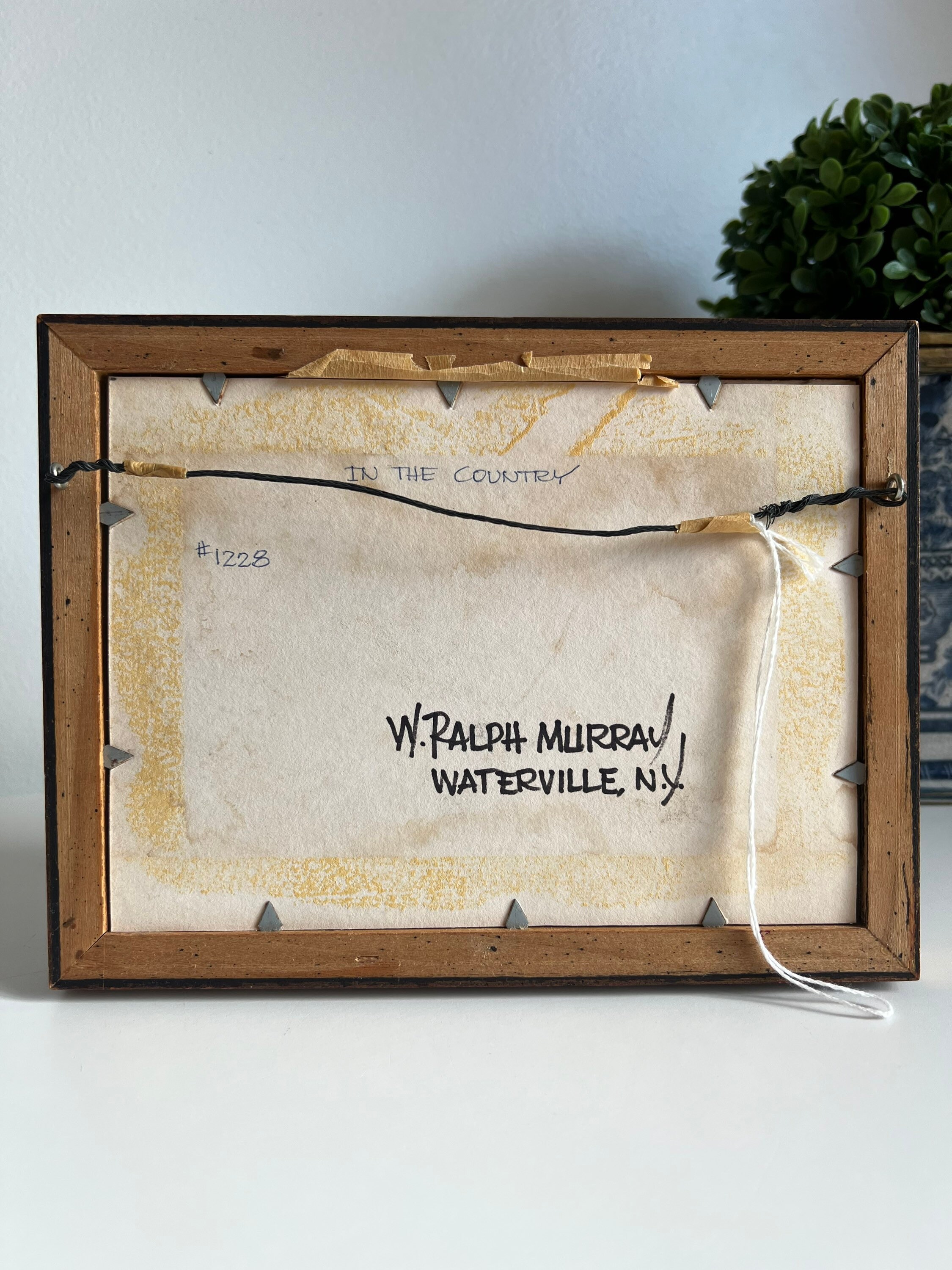 W. Ralph Murray Original Watercolor in the Country 1980 - Etsy