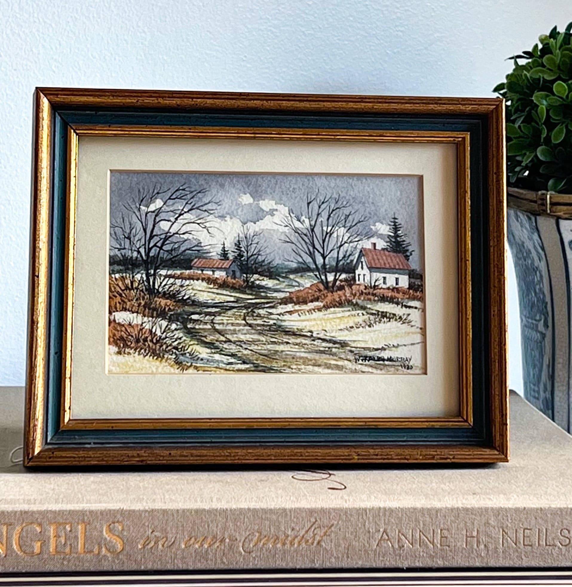 W. Ralph Murray Original Watercolor in the Country 1980 - Etsy