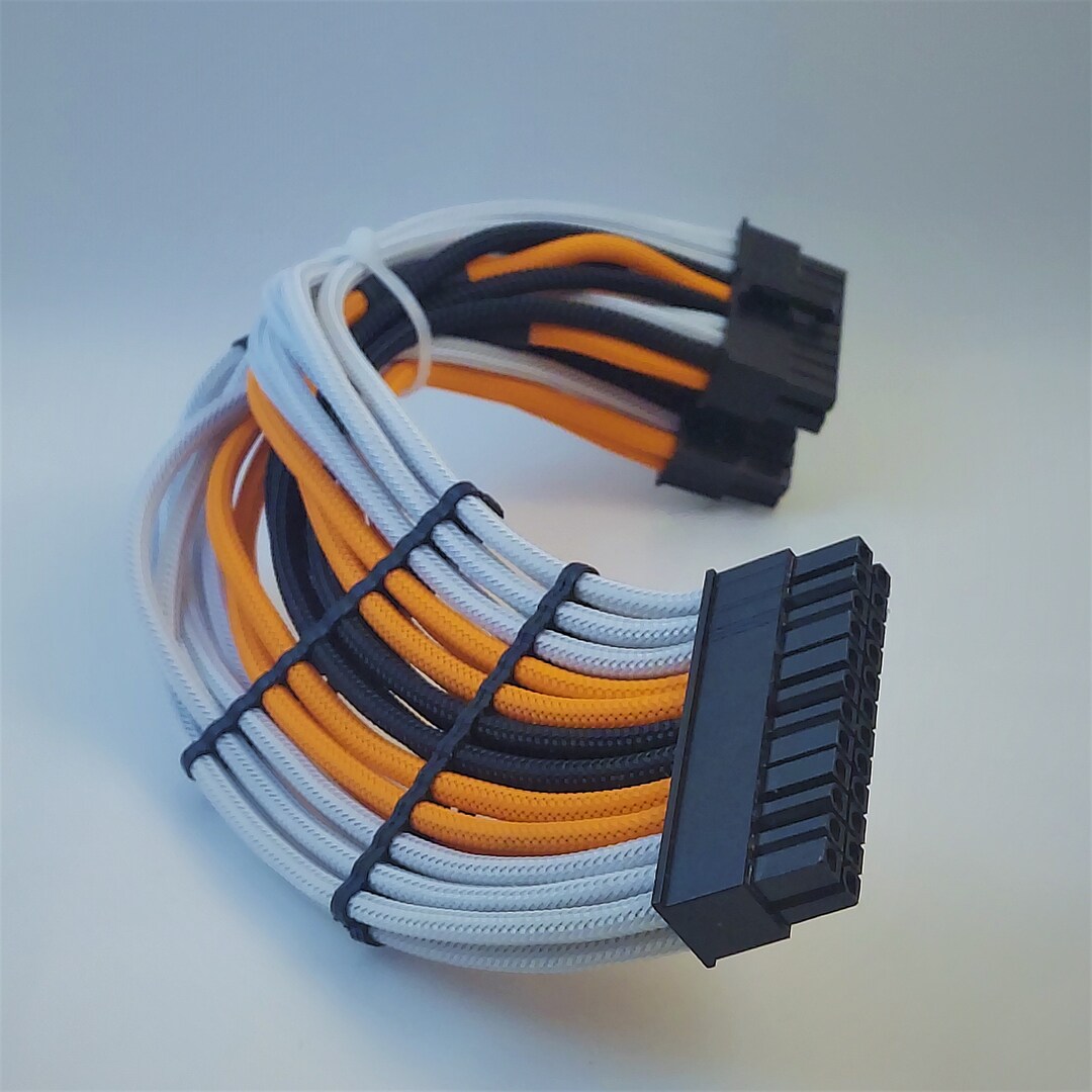 Custom Pre-made SFX PET Sleeved Modular Cables for NR200 and - Etsy