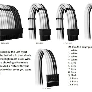 Custom ATX Individual Modular Power Supply Cables - Etsy