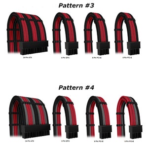 Custom Sleeved PC Cable Extensions - Etsy