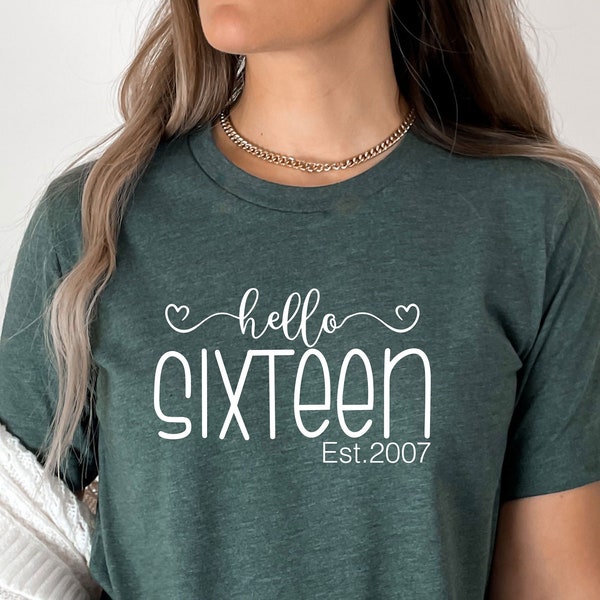 16th Birthday Shirt - Etsy