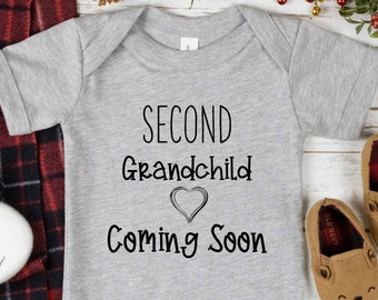 2nd Grandchild Announcement - Etsy