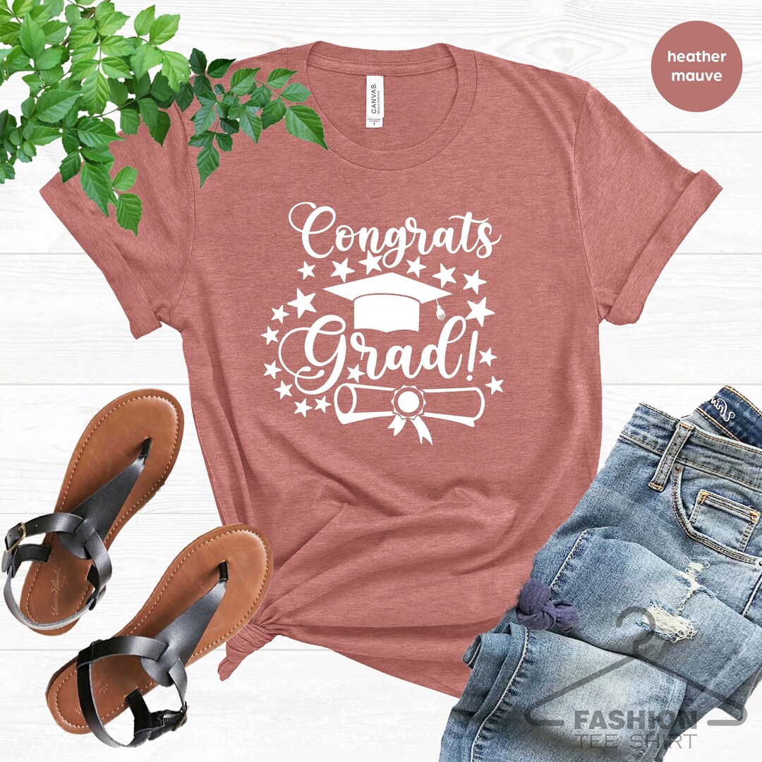 Graduation Shirt, Congrats Grad T-shirt, Graduate Shirt of 2024, Grad ...