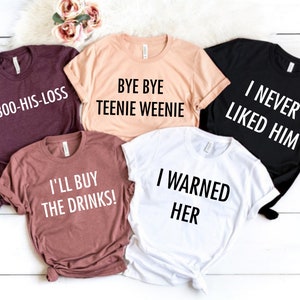 Matching Divorced Party Shirts, Funny Divorce Shirt, Divorce ...