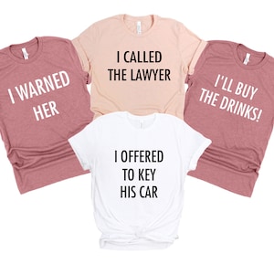 Matching Divorced Party Shirts, Funny Divorce Shirt, Divorce ...