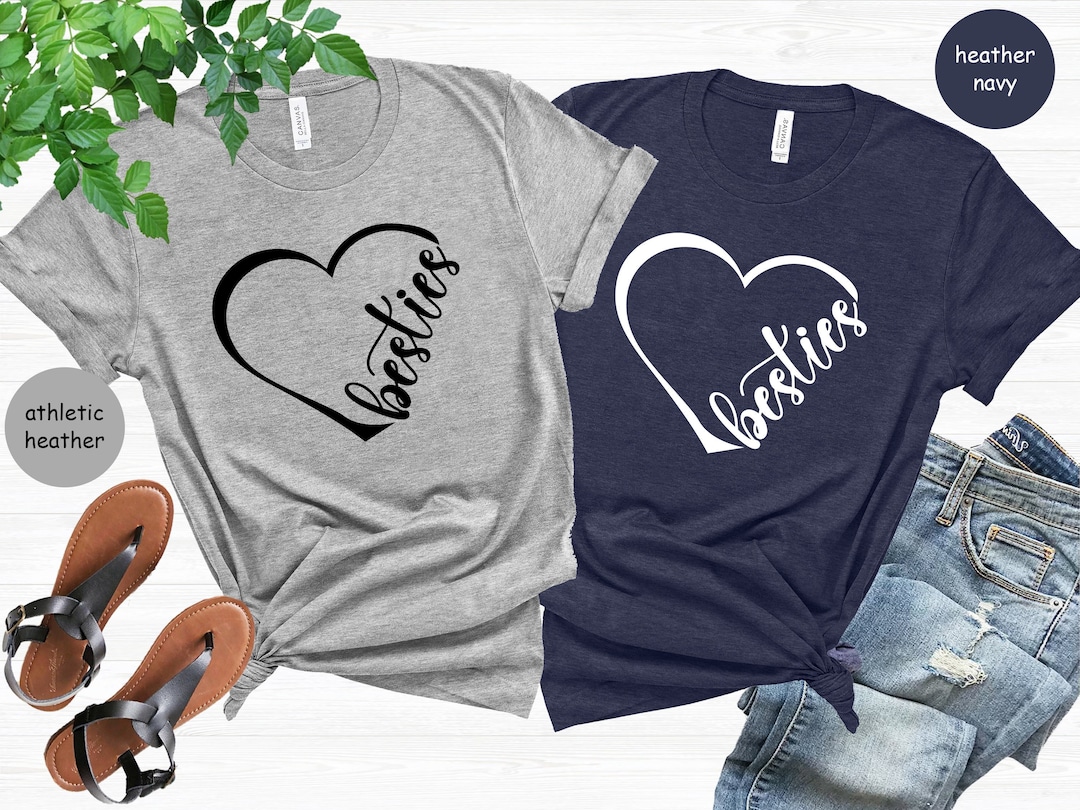 Besties Tshirt, Best Friends Shirt, Best Friend Gift, Bestie Gift ...