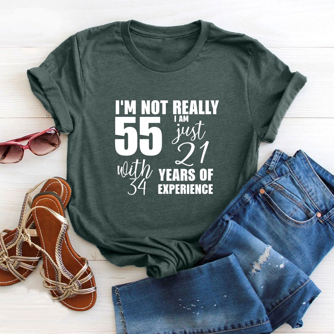 55th Birthday Shirt, Cheers to 55 Years Tee, 55 Birthday Women Shirt ...