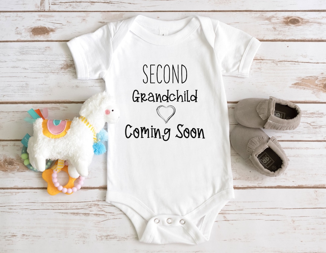 Second Grandchild Announcement, 2nd Grandbaby, 2nd Grandchild ...