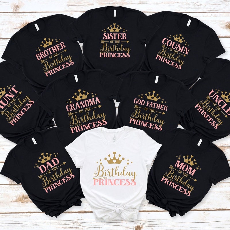 Birthday Tees Family - Etsy