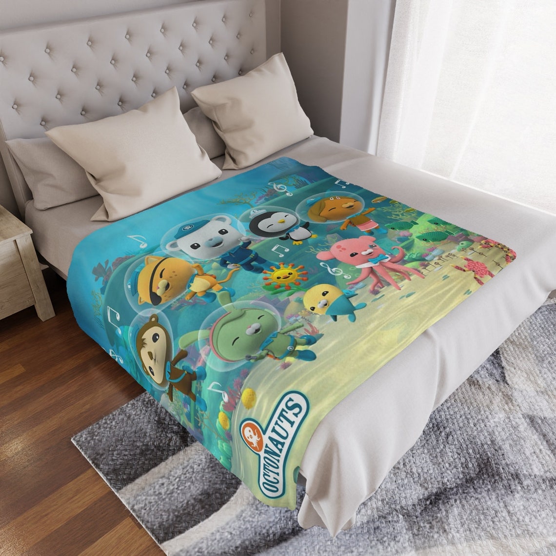 Octonauts Throw Blanket Octonauts Birthday Gift | Etsy