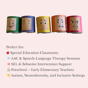 Daily Emotion Check-ins | SEL Activity | Autism Classroom Emotional ...