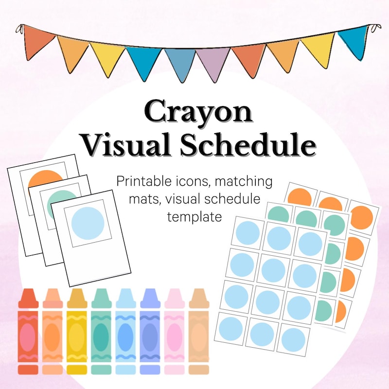 Crayon Schedule - Etsy