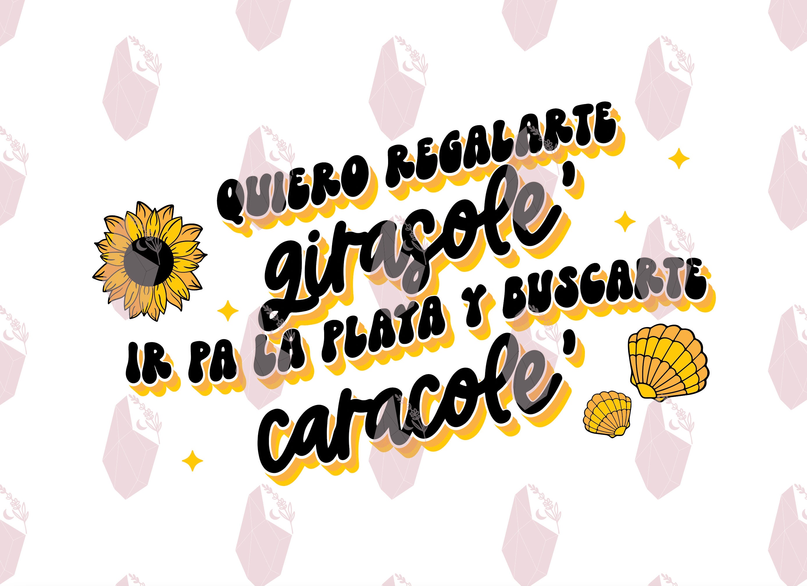 Ojitos Lindo SVG | Girasole | Caracole SVG | Un Verano Sin Ti | Bad ...