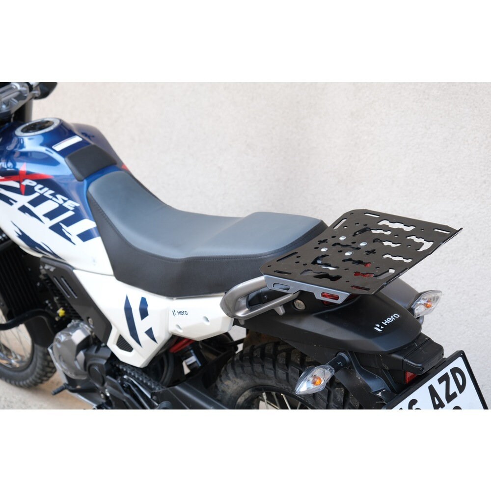 Moto Luggage Rack Universal Motorcycle Trunk Frame Plate Bracket Rear ...