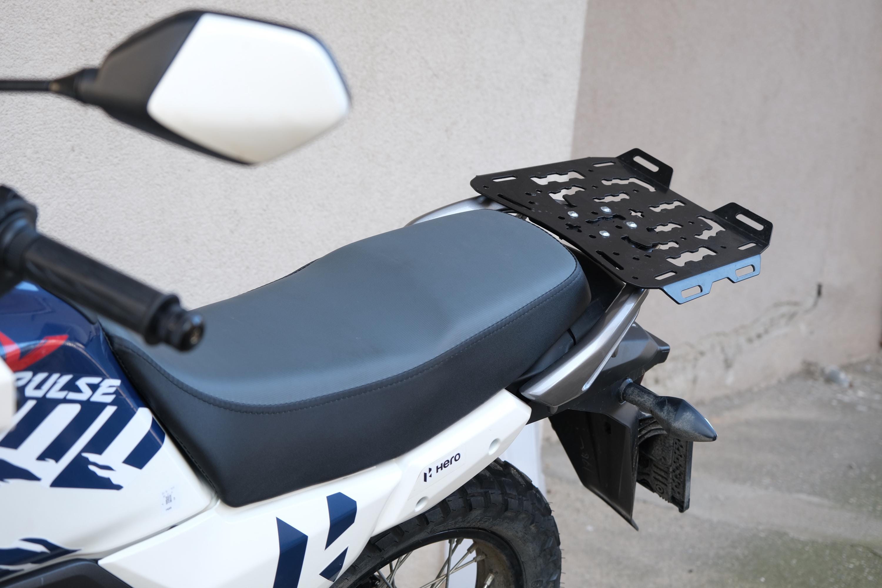 Moto Luggage Rack Universal Motorcycle Trunk Frame Plate Bracket Rear ...
