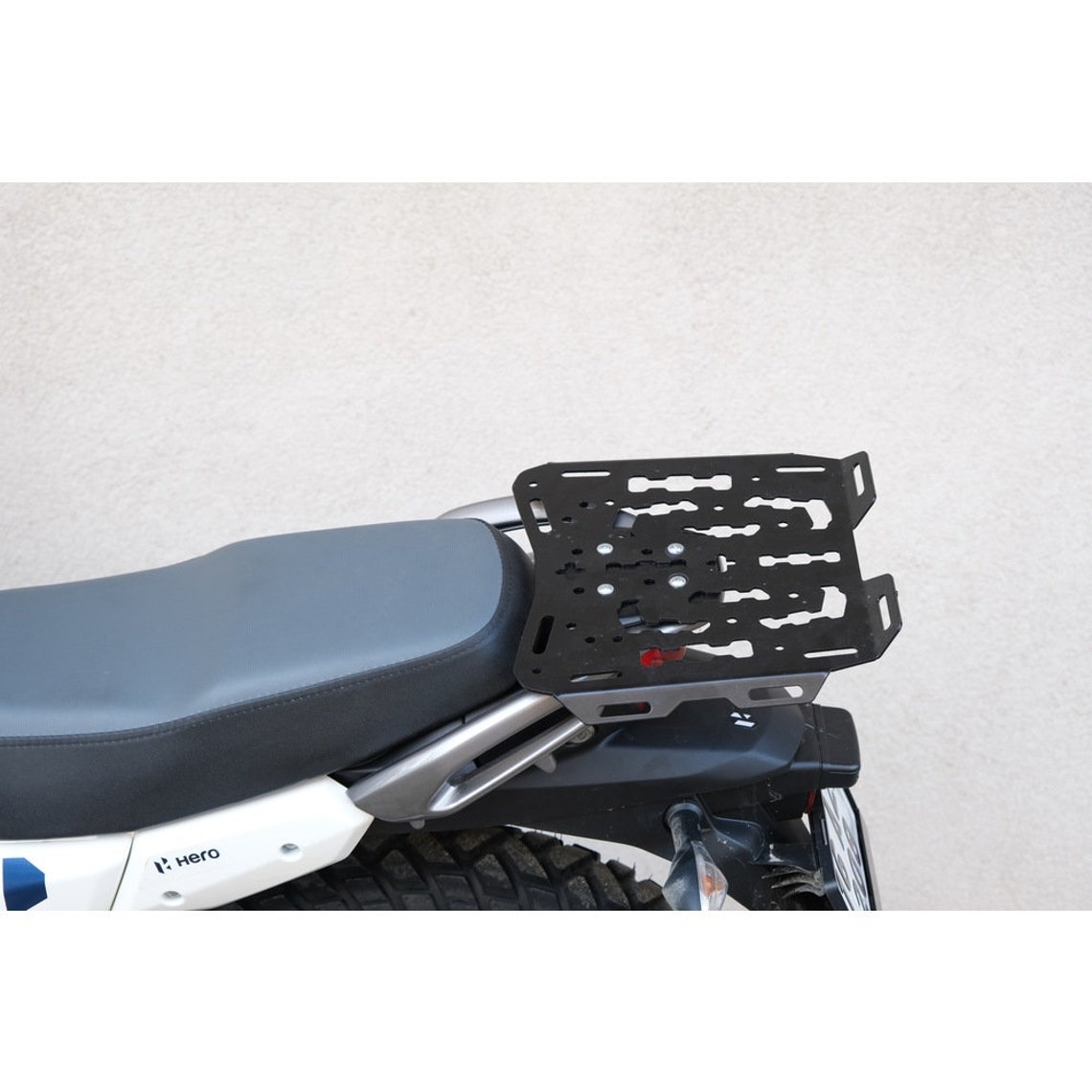 Moto Luggage Rack Universal Motorcycle Trunk Frame Plate Bracket Rear ...