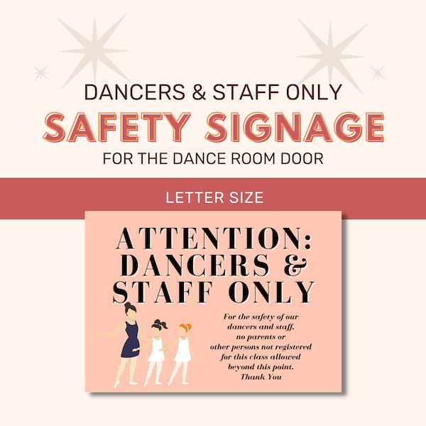 Dance Studio Signs - Etsy
