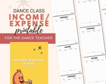 Dance Studio Forms | Etsy