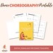 Choreography Bundle Dance Formations Map for Dance Teacher Dance Studio ...