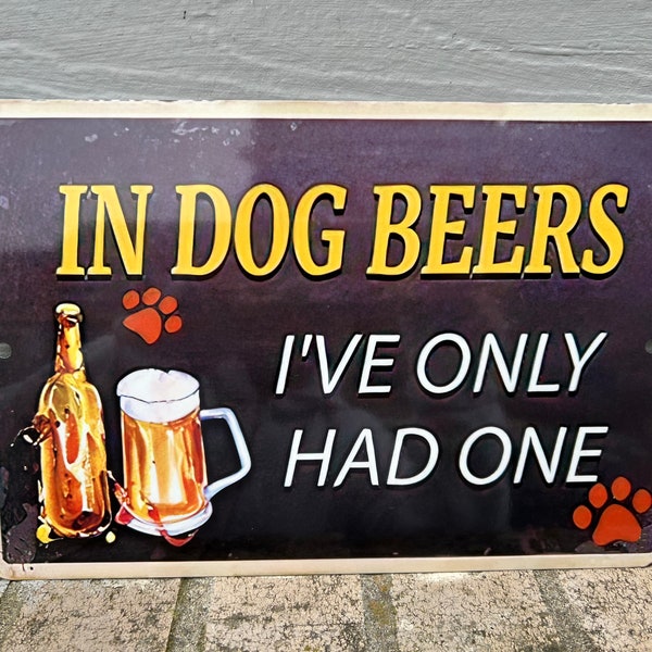Vintage Beer Sign - Etsy