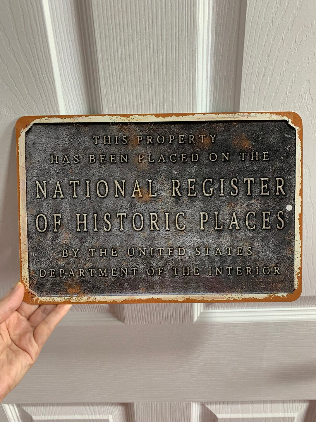 Personalized National Register Plaque for Your Historic Place Retro ...