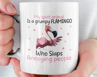 Grumpy Flamingo - Etsy