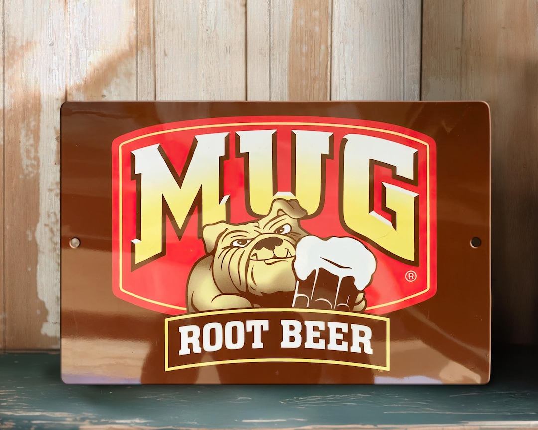 Mug Root Beer Retro Metal Aluminum Tin Sign Vintage - Etsy