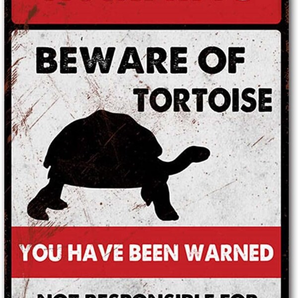 Metal Tortoise Sign - Etsy