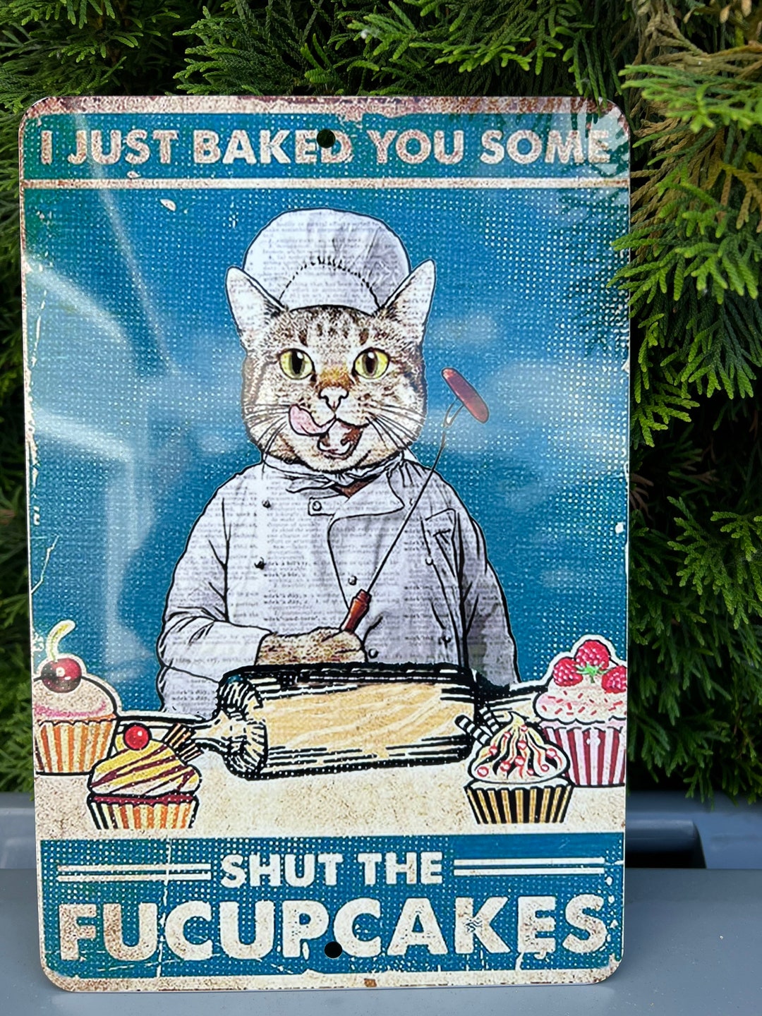 I Just Baked You Some Retro Metal Aluminum Tin Sign Vintage 8x12 Inch ...